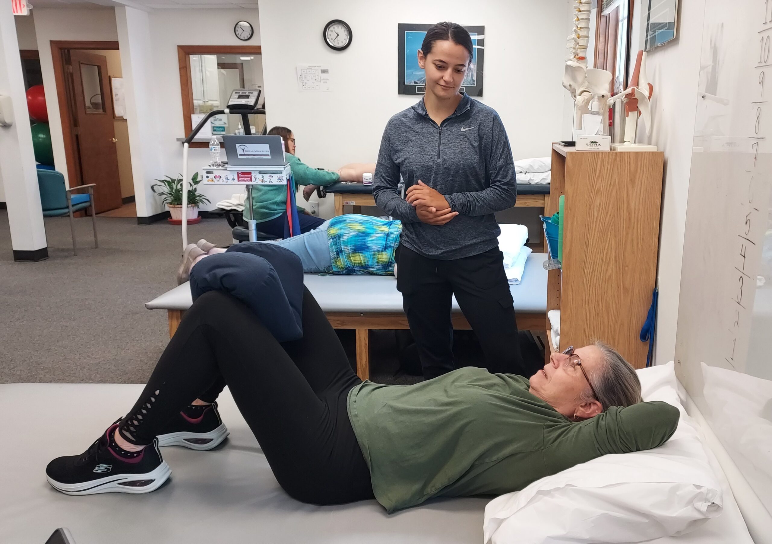 Physical therapist and patient - Rehab Associates of Central Virginia